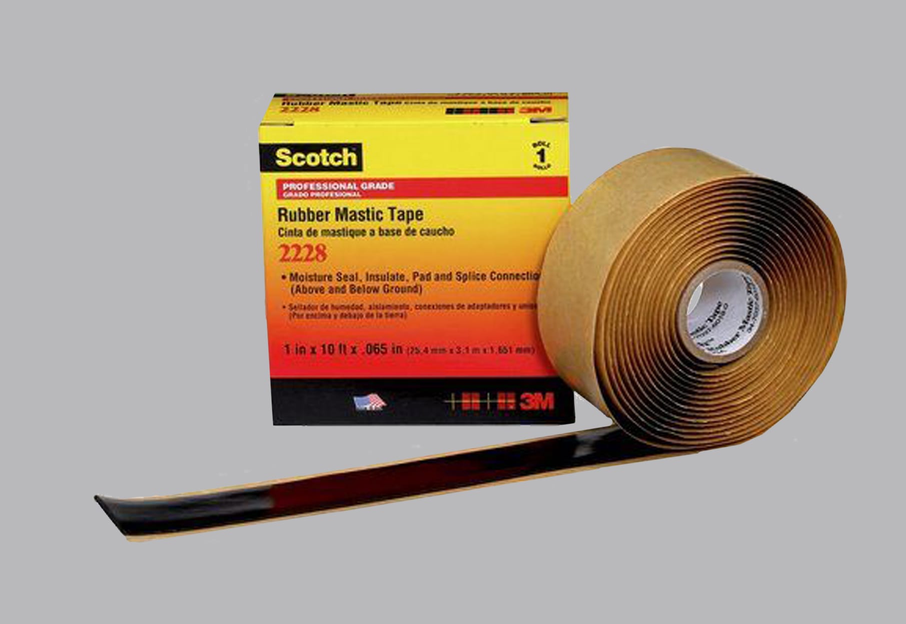 סרט בידוד גומי מסטיק Scotch 2228 - ליוגב